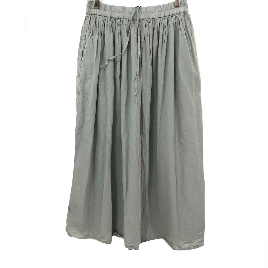 Muji 100% Organic Twisted Cotton Artisans Skirt on Carousell