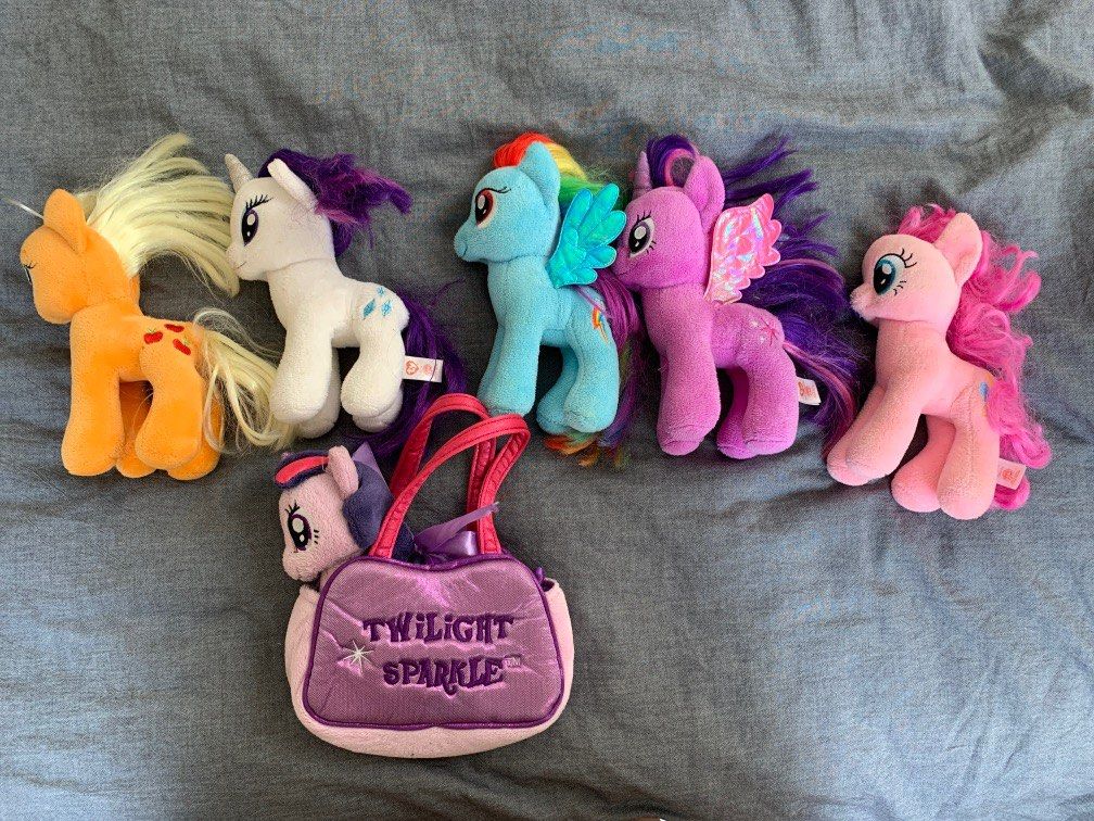 My Little Pony Plushies, 興趣及遊戲, 玩具 & 遊戲類 - Carousell