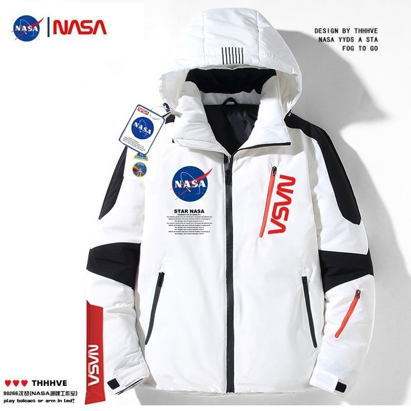 nasa co-astronaut coat male winter hooded outdoor, Men's Fashion ...