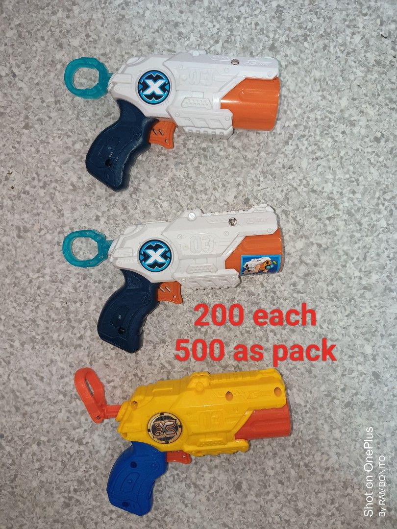 Nerf xshot blaster bundle on Carousell