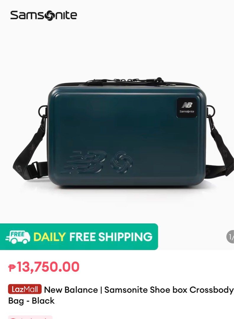 REPRICED!! New Balance x Samsonite Small Shoe Crossbody Bag, Women's ...