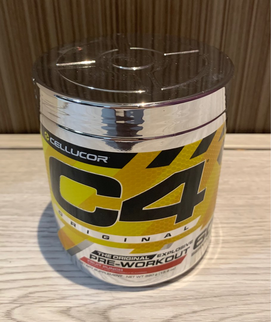 New C4 Pre-workout Fruit Punch 60s , Health & Nutrition, Health ...