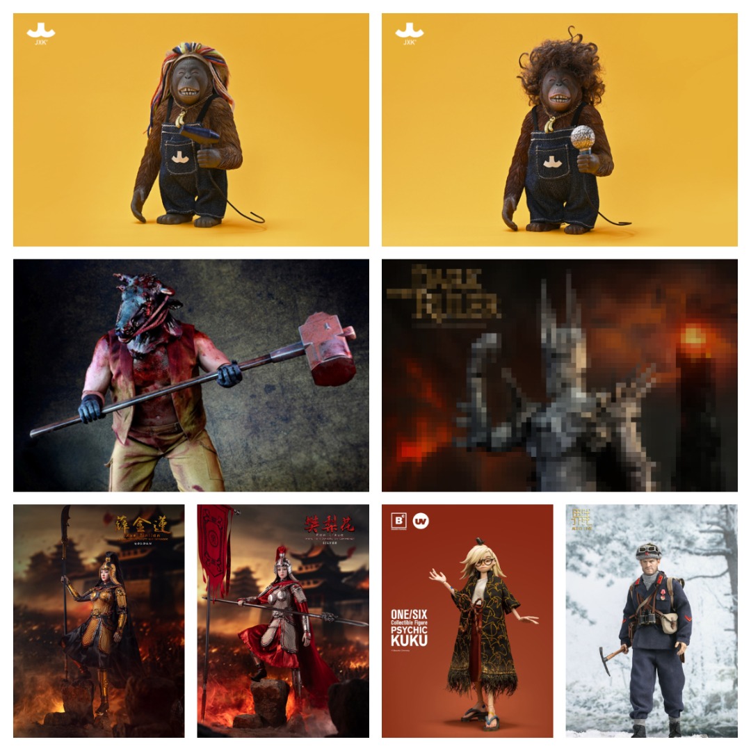 New Pre Order - JxK Studio1/6th Scale Bornean Orangutan // Underverse ENFJ Psychic Kuku ...