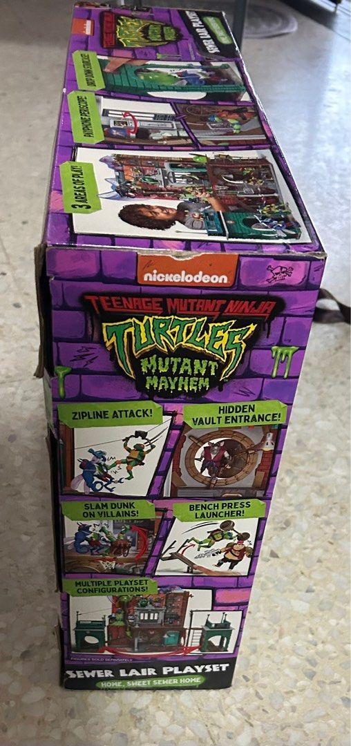 Ninja turtles play set, Hobbies & Toys, Toys & Games on Carousell