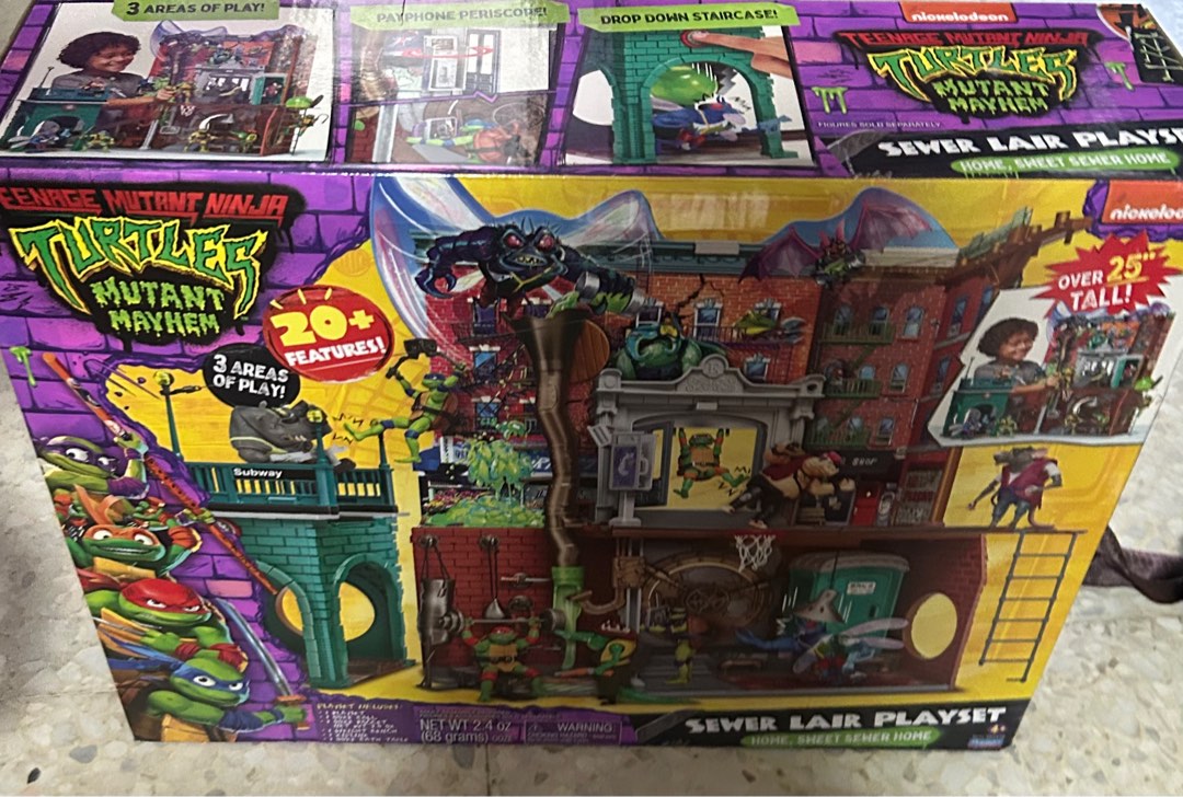 Ninja turtles play set, Hobbies & Toys, Toys & Games on Carousell