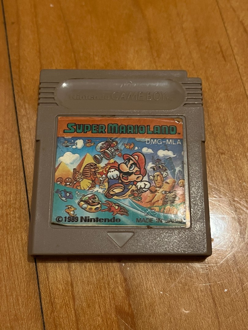 Nintendo Gameboy 日本製 超級瑪利奧樂園 Super Mario Land DMG-MLA 1989, 興趣及遊戲, 收藏品及紀念品, 古董收藏 - Carousell