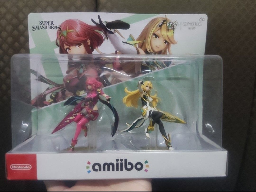 Nintendo Switch Super Smash Bros Ultimate Pyra & Mythra Amiibo, Video ...