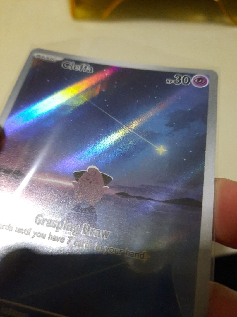 Obsidian Flames Cleffa IR/AR (Pokemon Cards), Hobbies & Toys, Toys & Games on Carousell