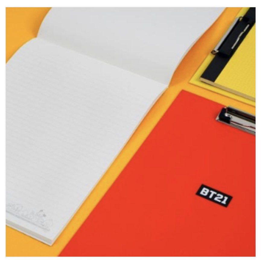 Official Line Friends BTS BT21 Clipboard and Notepad Set, Hobbies ...