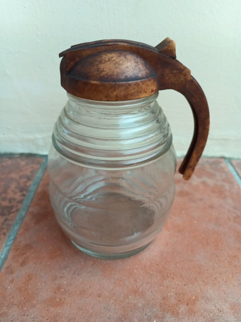 Old Honey Maple Syrup Pitcher Jug, Hobbies & Toys, Memorabilia ...