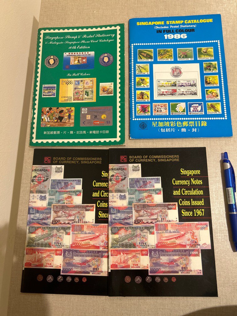 Old Singapore stamps catalogue catalog $5 each, Hobbies & Toys, Memorabilia & Collectibles ...
