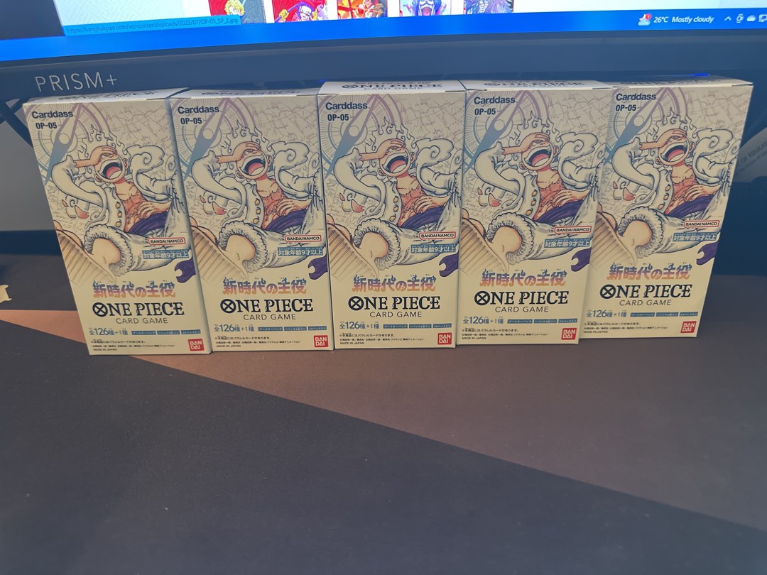 OP05 One piece Booster Box, Hobbies & Toys, Toys & Games on Carousell
