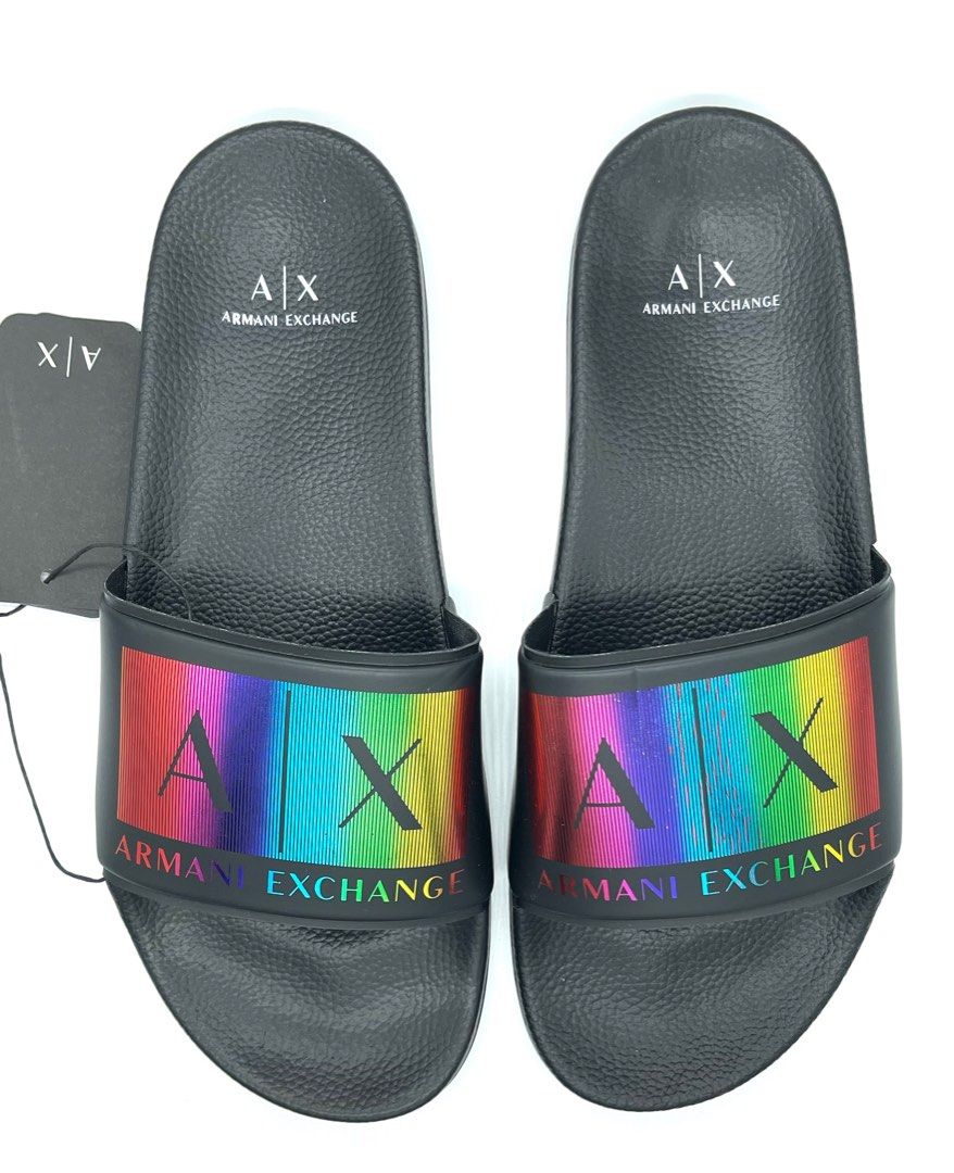 Original Armani Exchange Slides for Men on Carousell