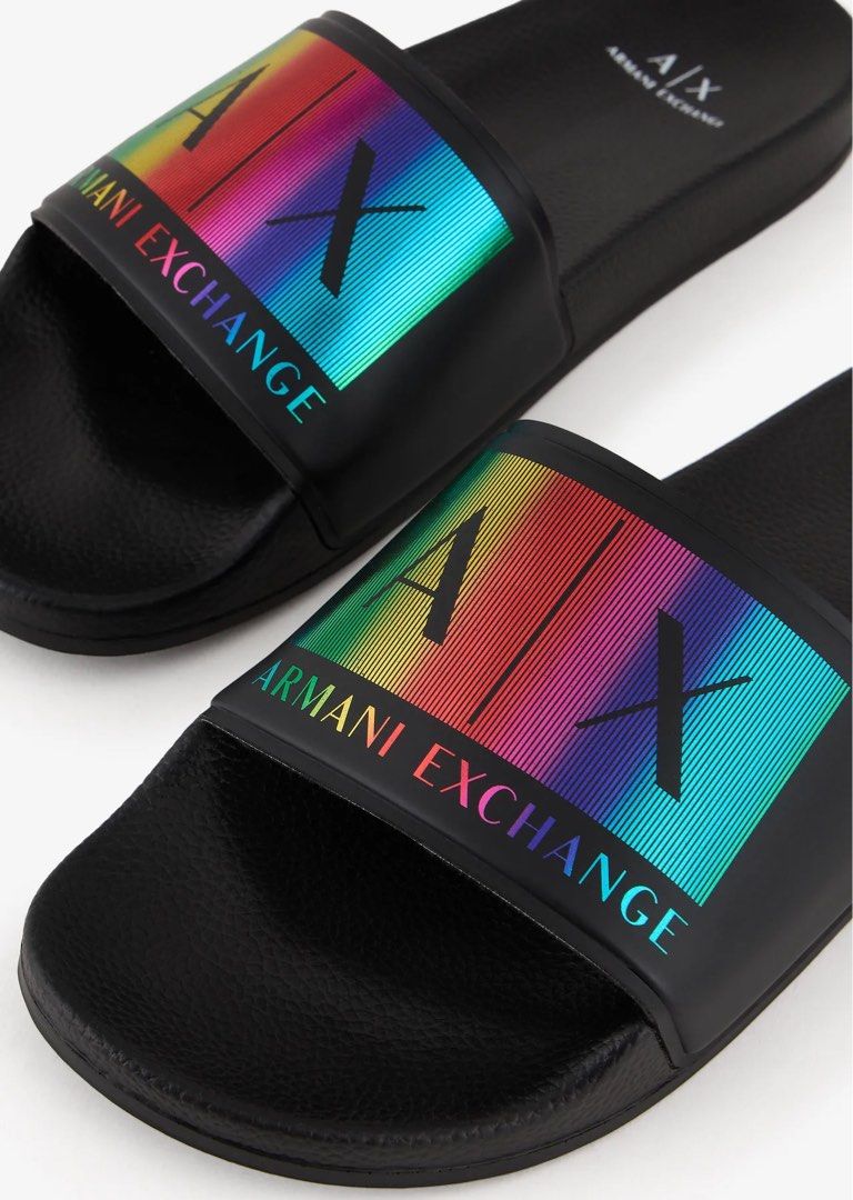 Original Armani Exchange Slides for Men on Carousell