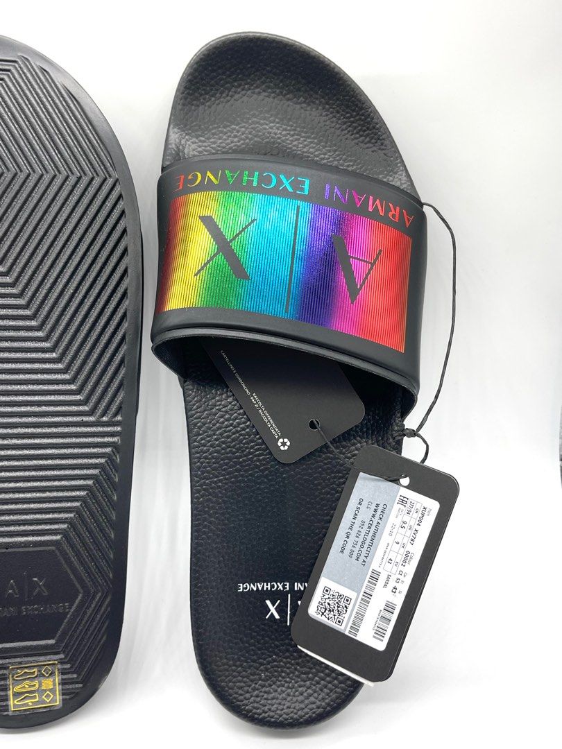 Original Armani Exchange Slides for Men on Carousell