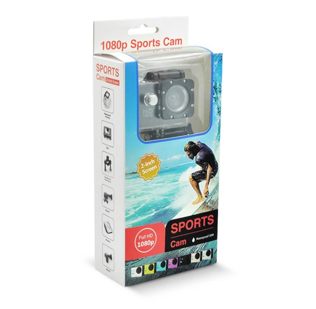 Outdoor Sport Action Mini Underwater Camera Waterproof Camera Screen ...