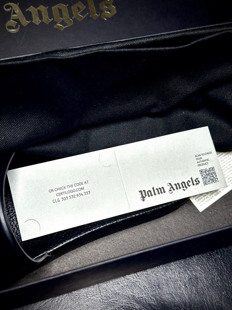 Palm angels slide, Men's Fashion, Footwear, Flipflops and Slides on ...