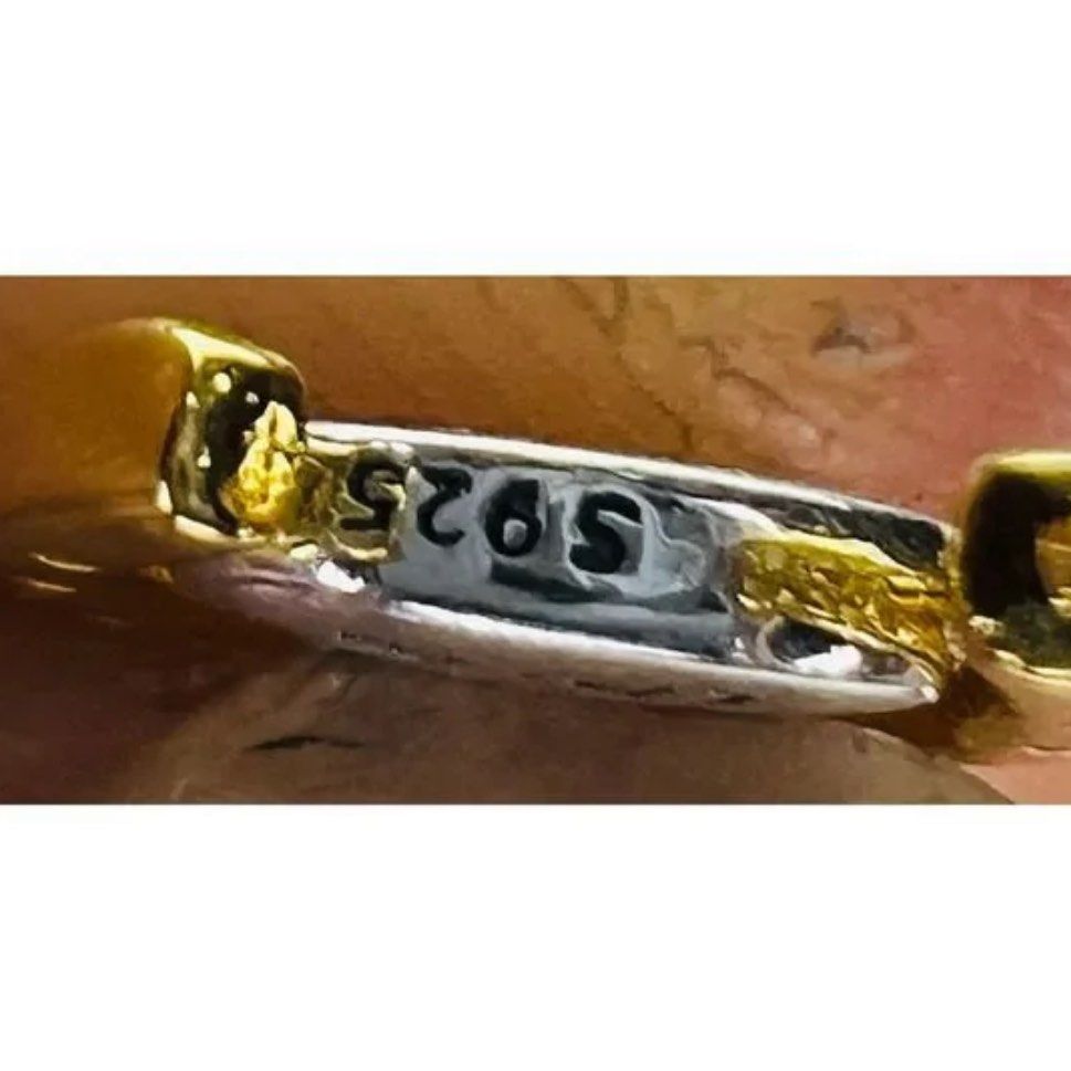 Pandora Two-Tone Spinning Disc Horseshoe Dangle Charm 762713C01, Women ...