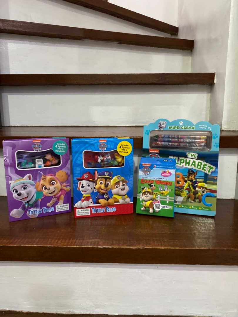 Paw patrol learning set books on Carousell