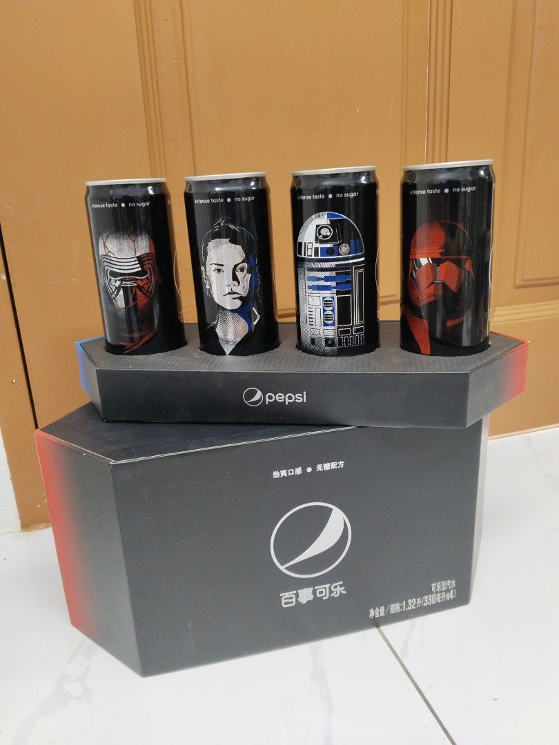 Pepsi Cola Star Wars Empty can box set ( Minor defect inside), Hobbies ...