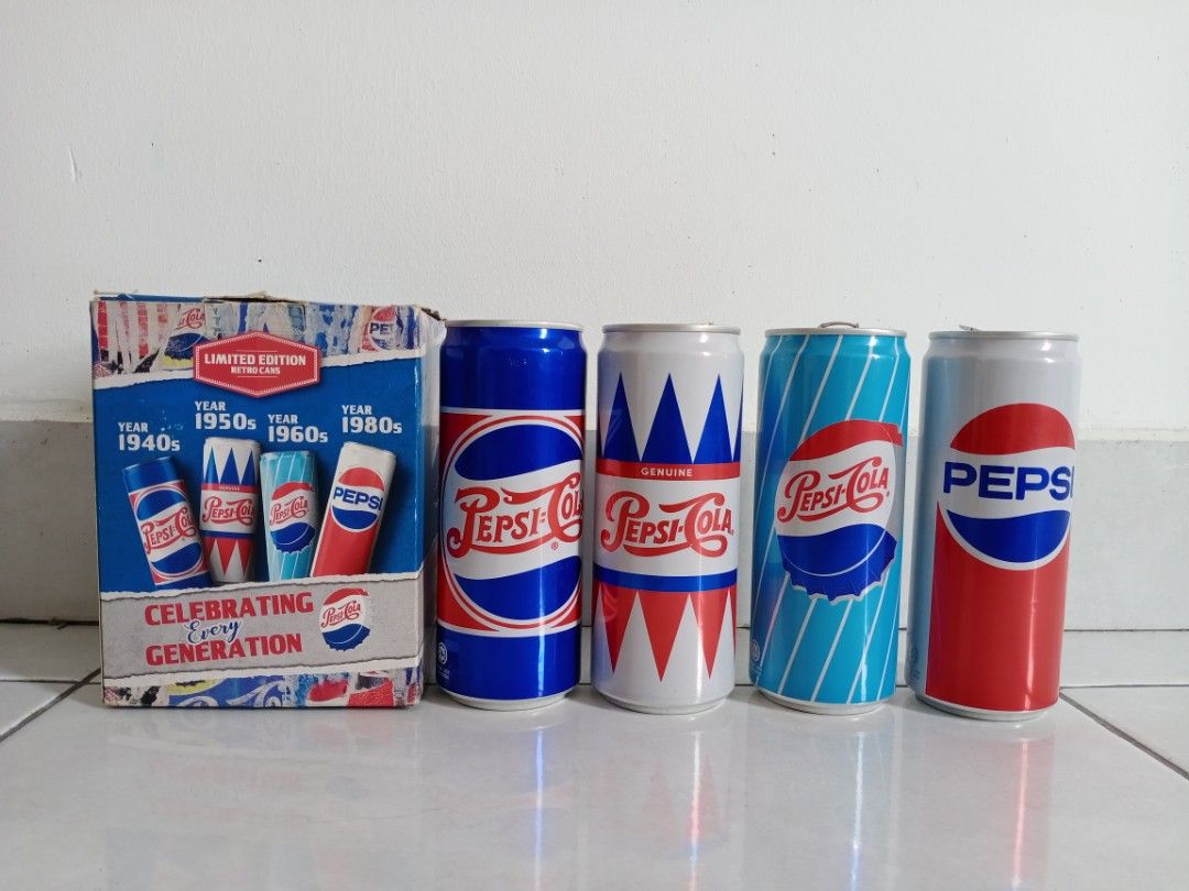 Pepsi Retro Can Collection, Hobbies & Toys, Collectibles & Memorabilia ...