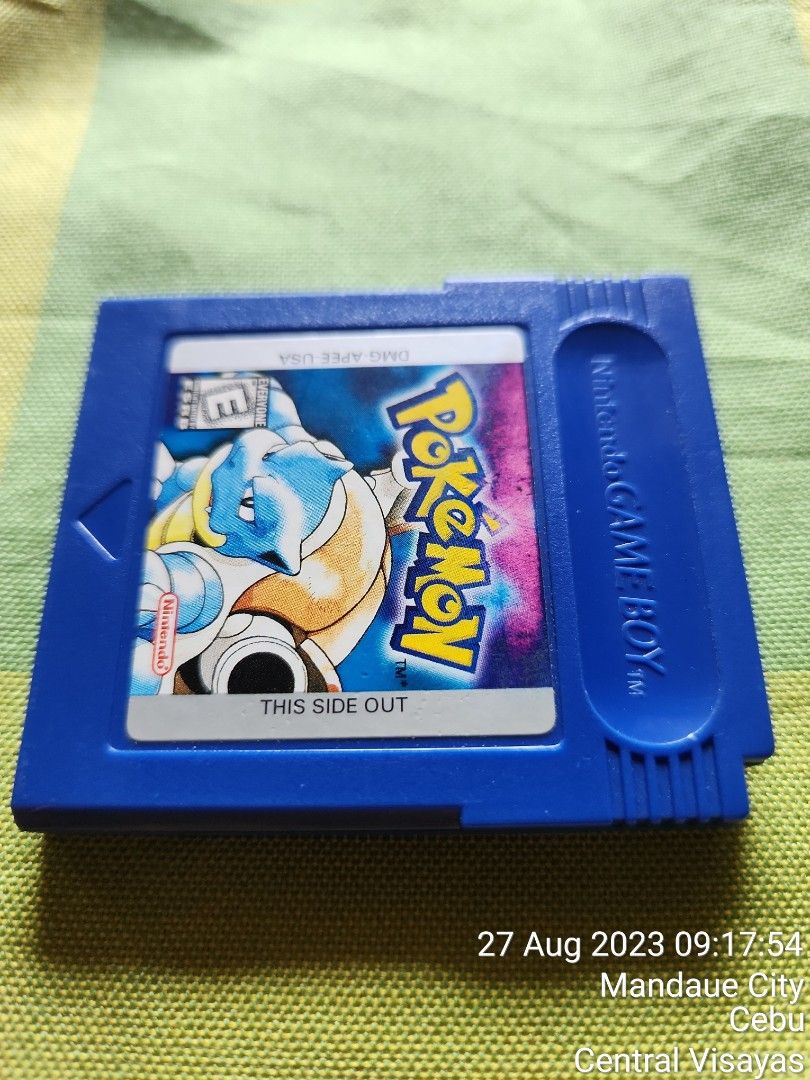 Pokemon Blue Cartridge ONLY, Video Gaming, Video Games, Nintendo on ...