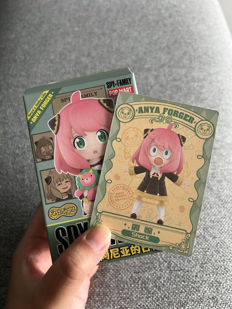 Popmart Pop Mart Anya Forger Spy X Family Shock / Happy / Cry, Hobbies ...