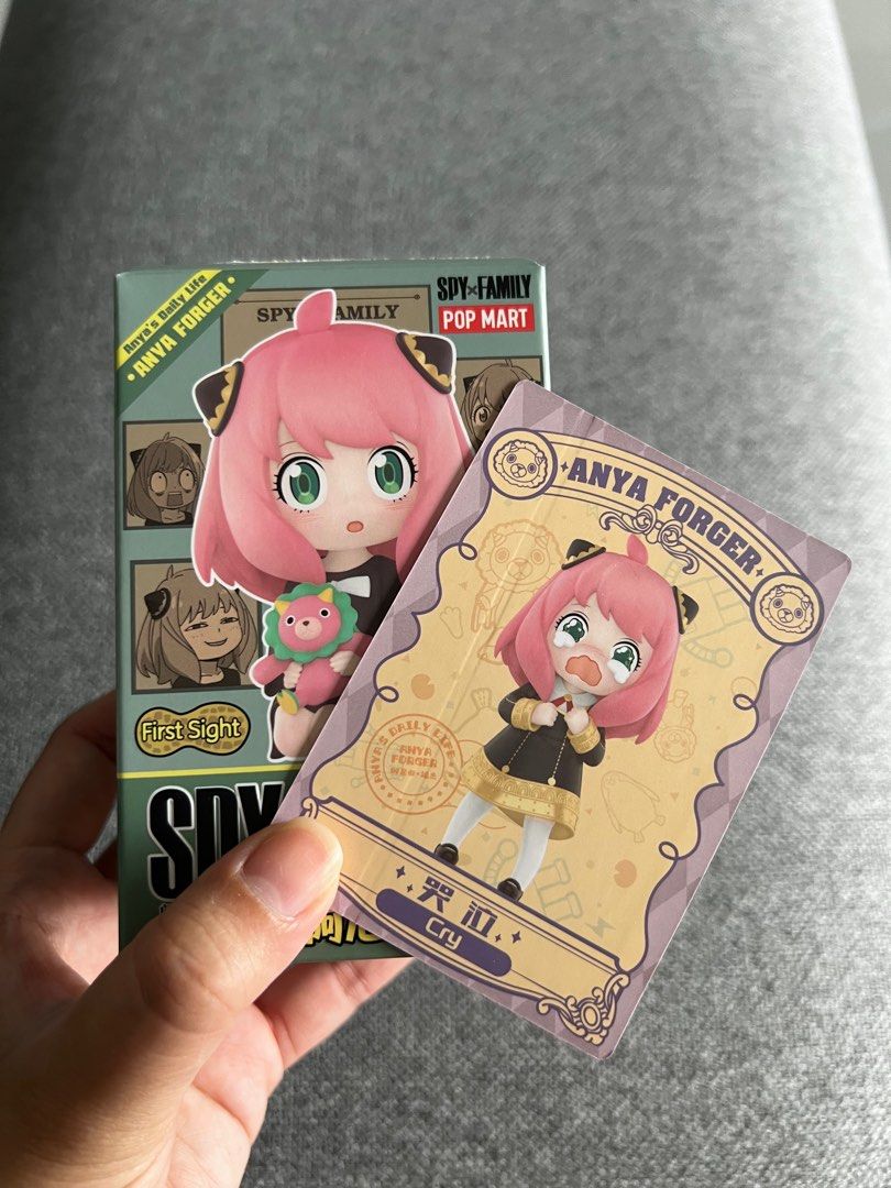 Popmart Pop Mart Anya Forger Spy X Family Shock / Happy / Cry, Hobbies ...