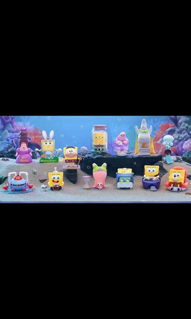 POPMART Spongebob Life Transitions figures [PO], Hobbies & Toys, Toys ...