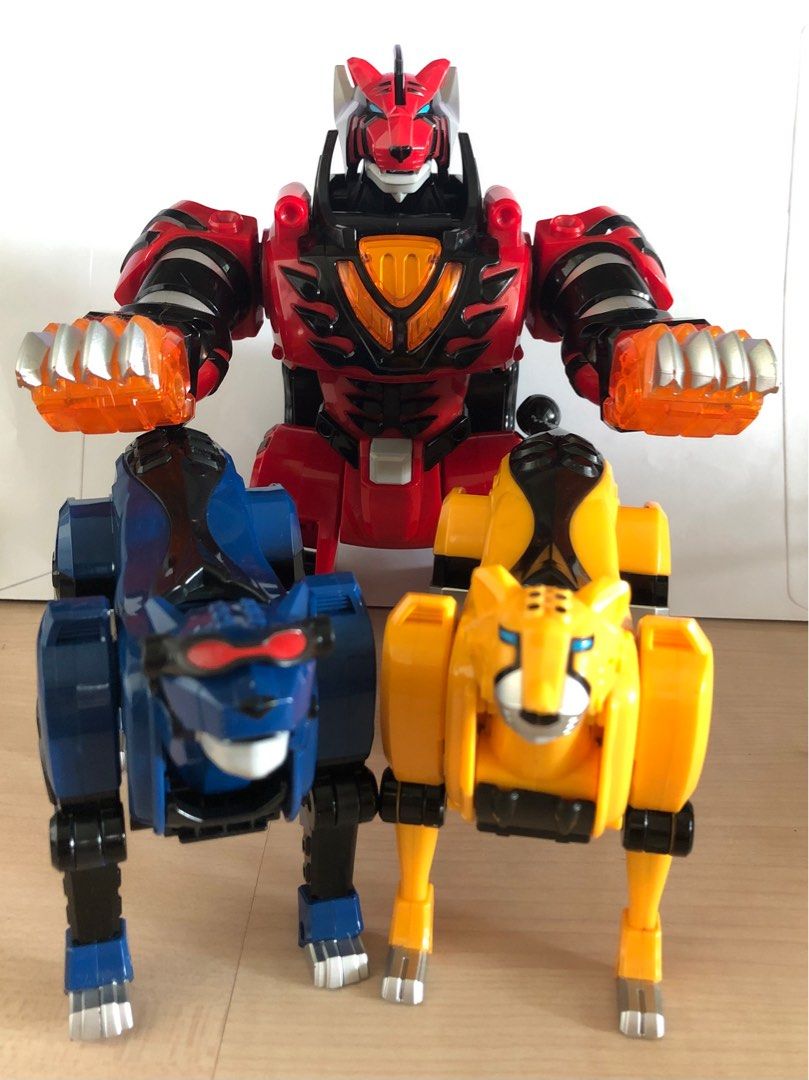 Power Rangers Jungle Fury Gekiranger DX GekiTohja Bat Set Megazord ...