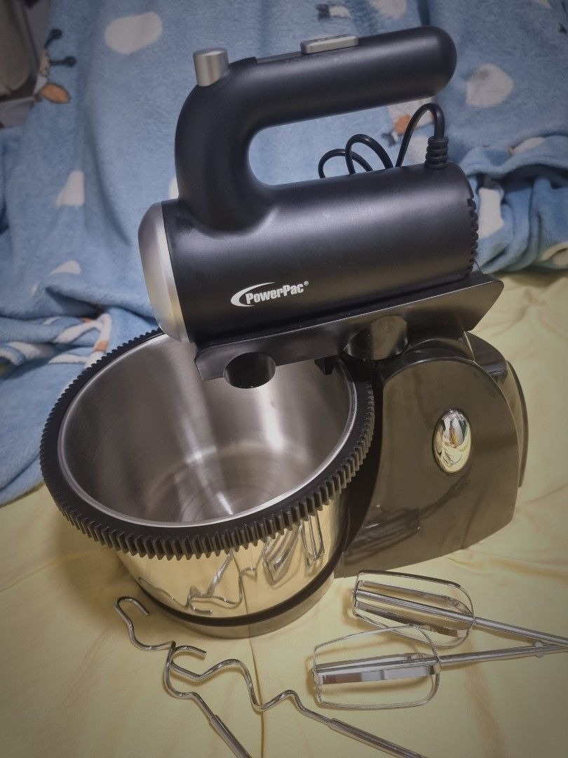 PowerPac Hand Mixer, Stand Mixer With Bowl, TV & Home Appliances ...