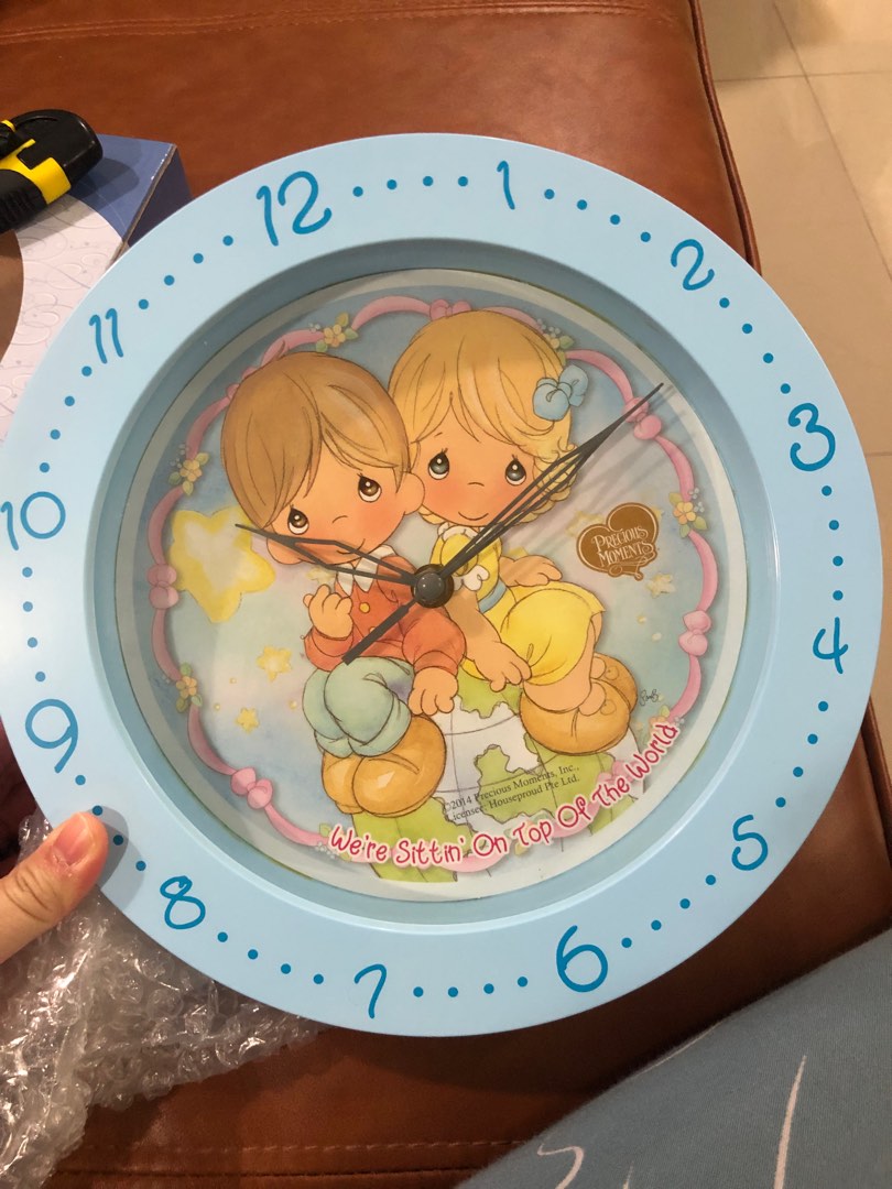 Precious Moment Clock, Furniture & Home Living, Home Decor, Clocks on ...