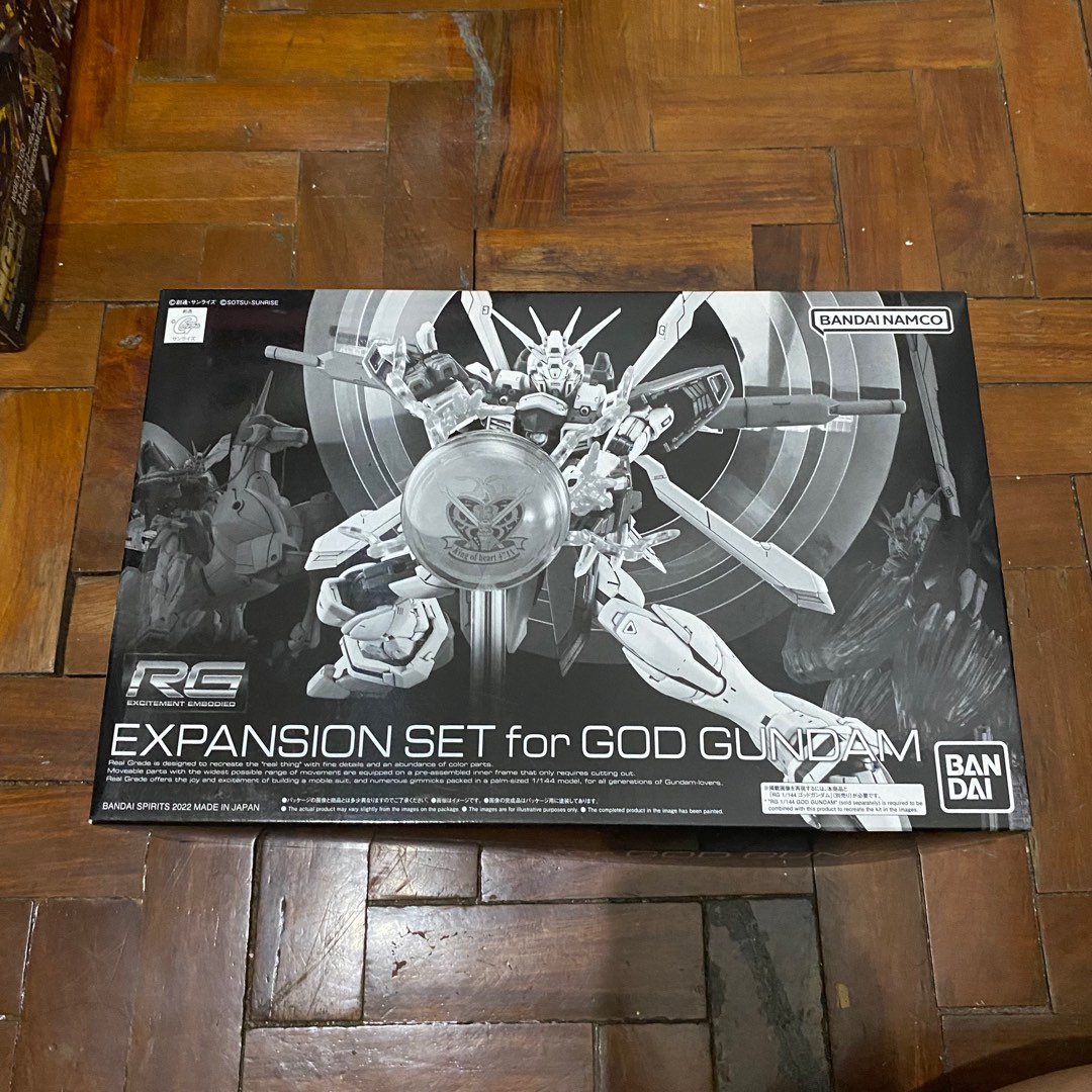Premium Bandai RG 1/144 Expansion Set for God Gundam Action Figure on Carousell