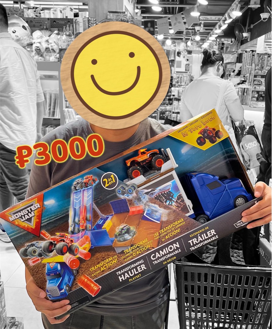 PRE-ORDER: Monster Jam Transforming Hauler Playset on Carousell