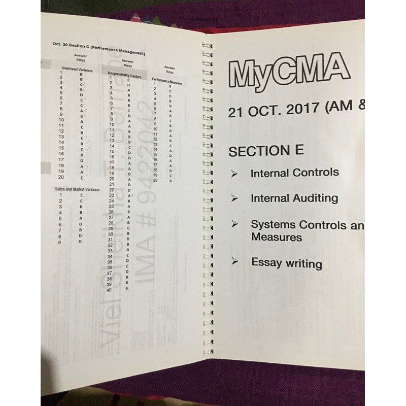 Preweek Materials for MyCMA - Part 1 on Carousell