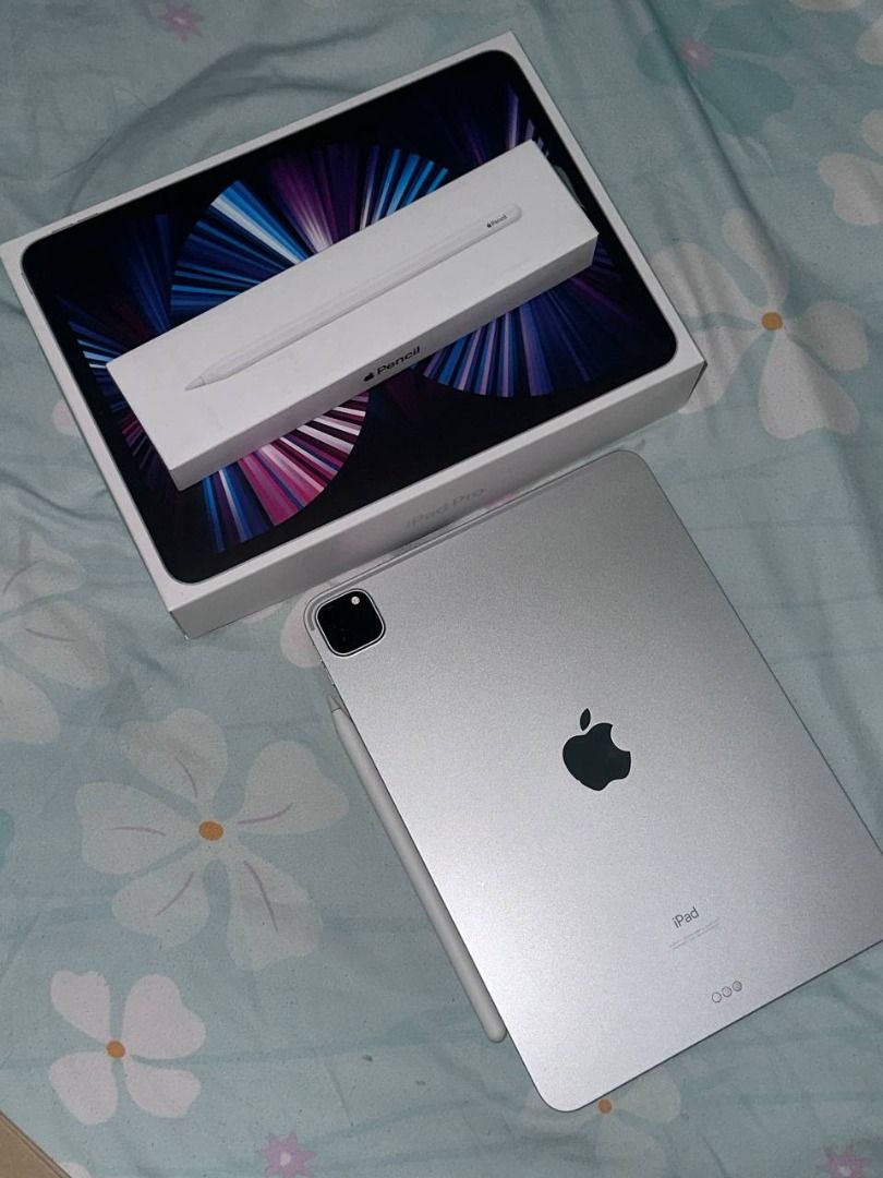 [pristine condition] iPad Pro 11-inch Silver (Wi-Fi only, 3rd Generation), Mobile Phones ...