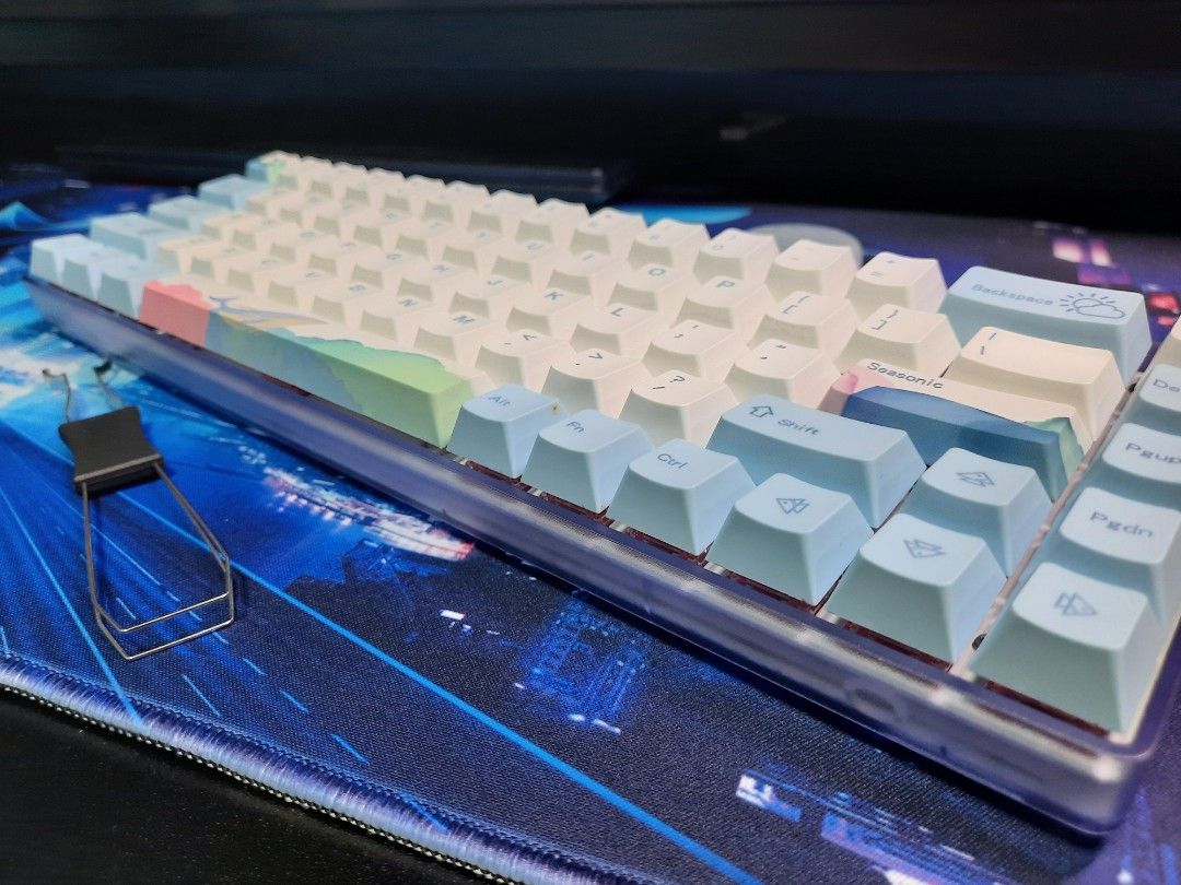 Purple pre built custom mechanical keyboard, Computers & Tech, Parts ...