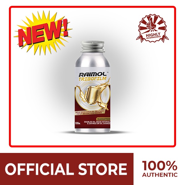 RAIMOL TRIBOFILM MOTORCYCLE ENGINE OIL TREATMENT & ADDITIVE 100ML ...