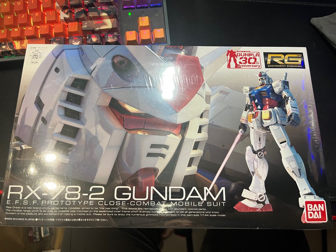 RG RX-78-2 Gundam, Hobbies & Toys, Toys & Games on Carousell