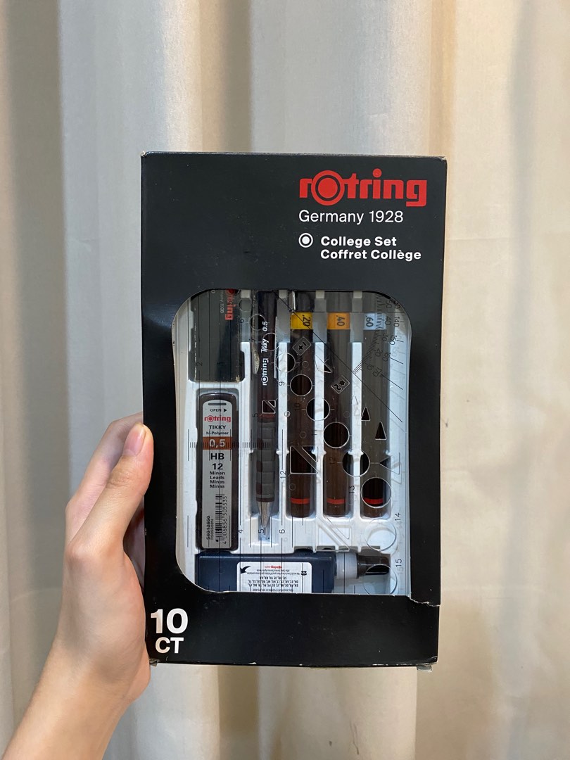 Rotring Tech Pens with Watercolor Freebie, Hobbies & Toys, Stationary ...