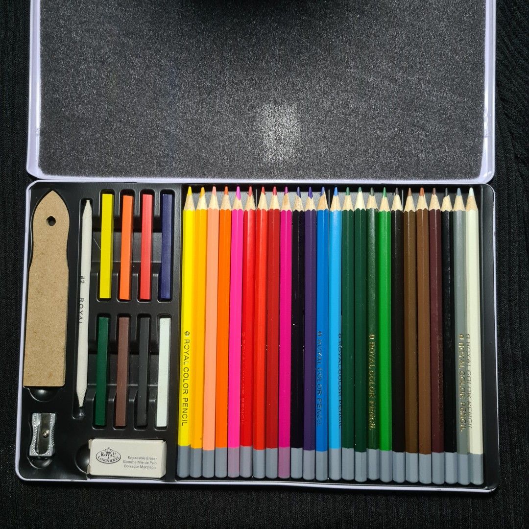 Royal & Langnickel Color Pencil Drawing 36 pieces Set on Carousell