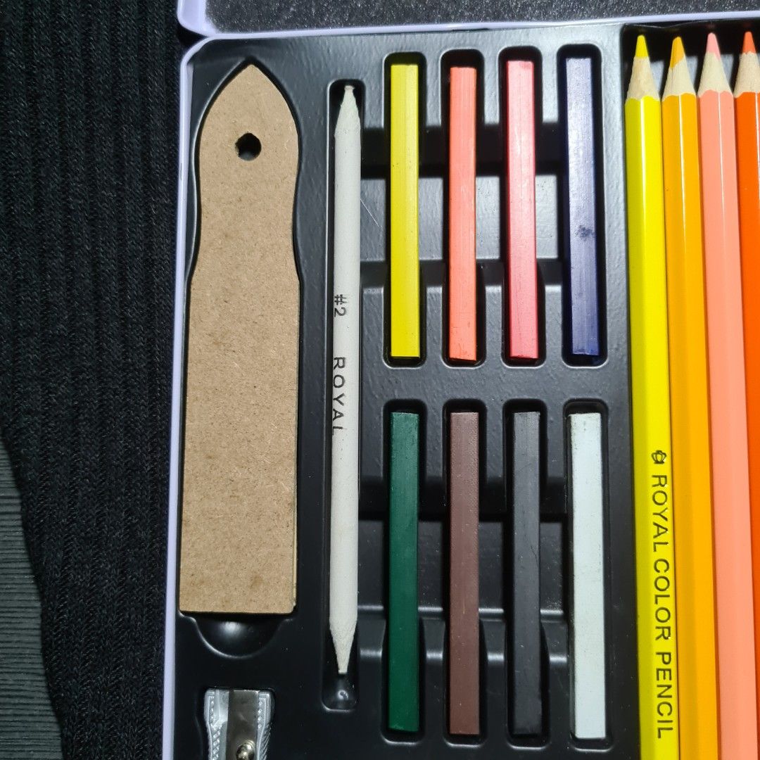 Royal & Langnickel Color Pencil Drawing 36 pieces Set on Carousell