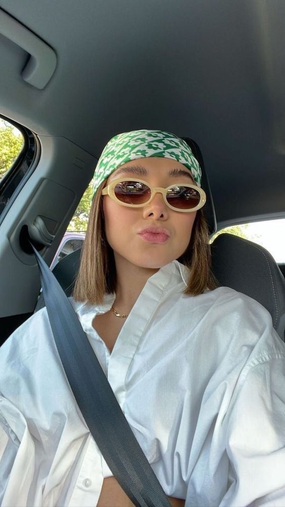 Rubi cotton on Light yellow Kacamata Retro oval luxury classy vacation ...