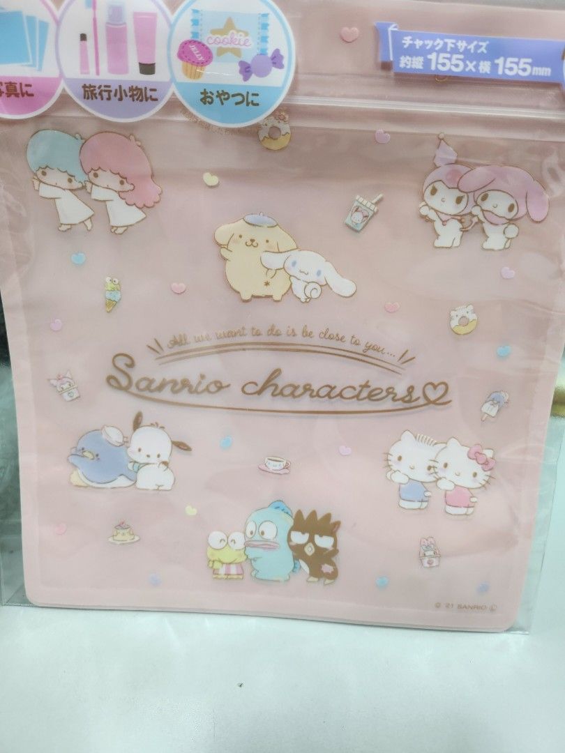 Sanrio Characters Ziploc Bags - Japan, Hobbies & Toys, Stationery ...