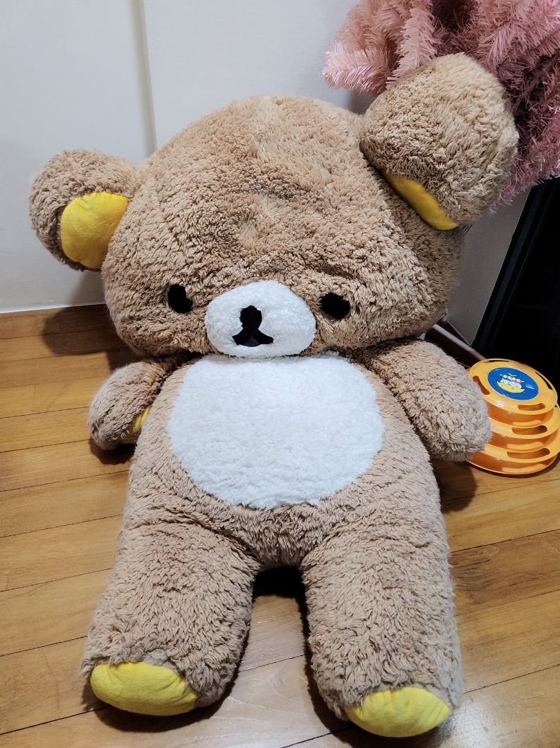 San-X Rilakkuma Jumbo Plush, Hobbies & Toys, Toys & Games on Carousell