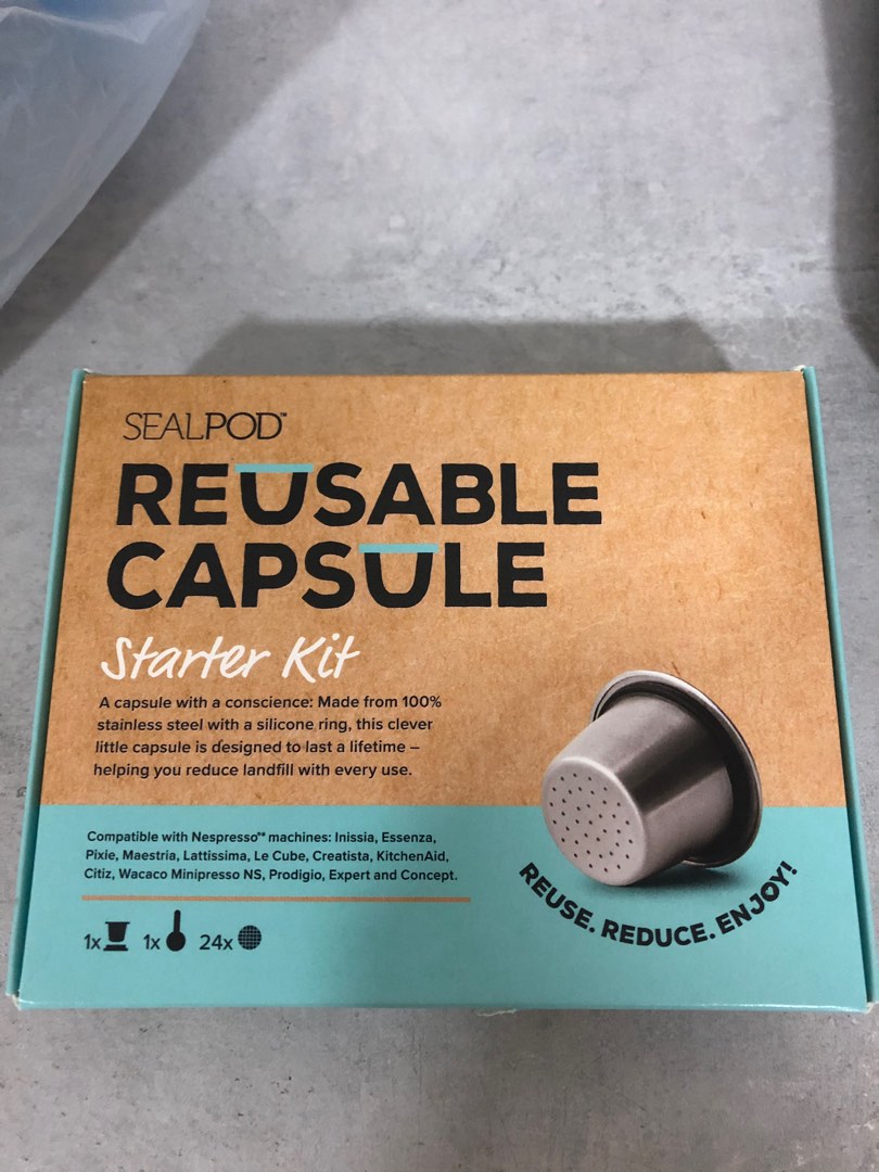 SealPod Reusable coffee capsule - Nespresso, TV & Home Appliances ...