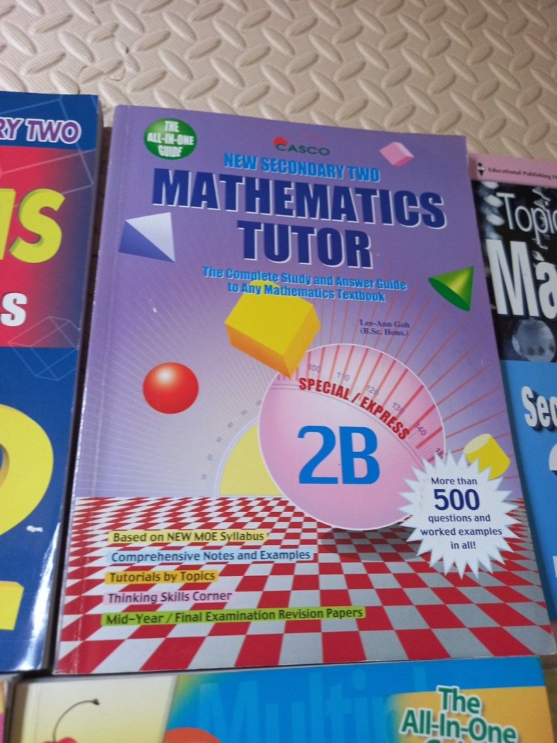 Secondary 2 mathematics Special/express, Hobbies & Toys, Books ...