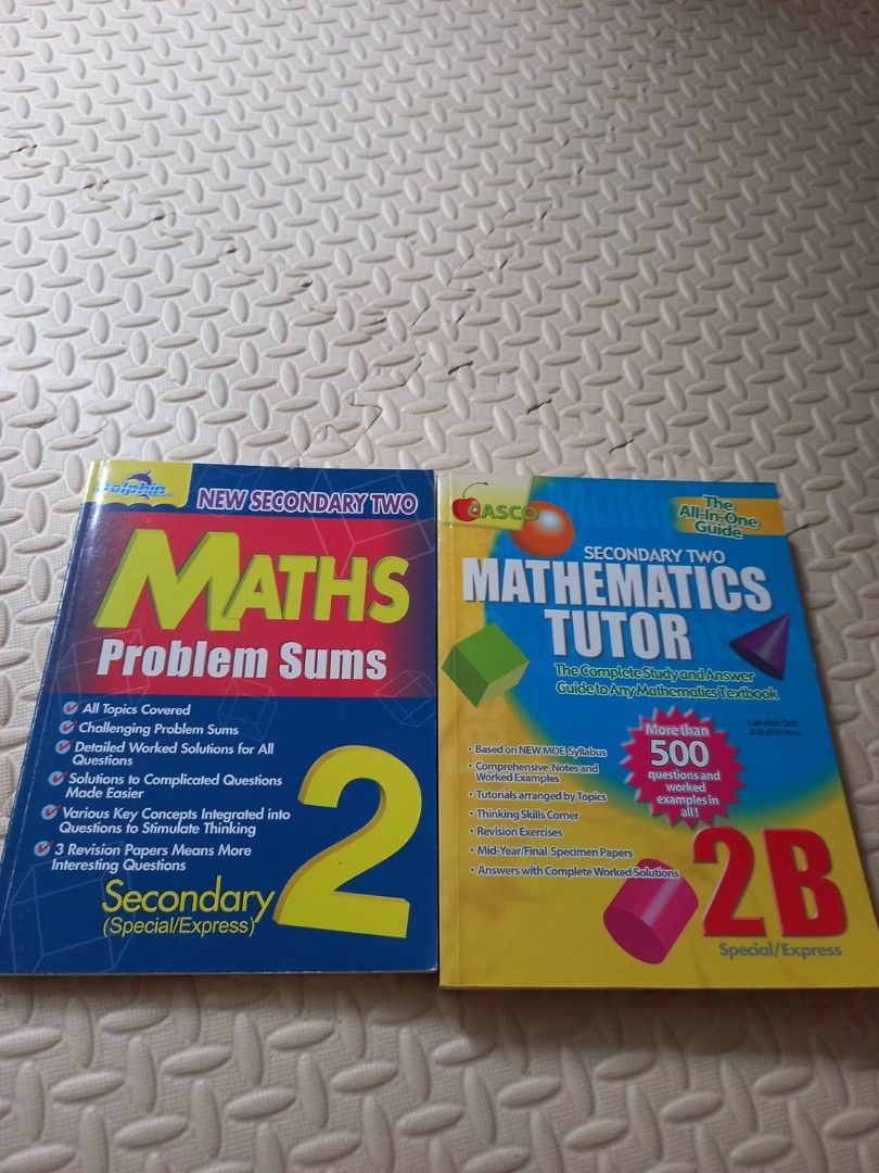 Secondary 2 Maths special/ express, Hobbies & Toys, Books & Magazines ...