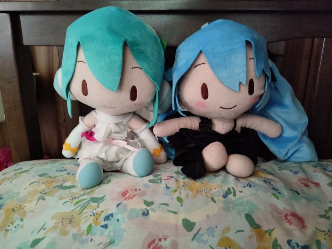 SEGA OFFICIAL MERCHANDISE// VOCALOID HATSUNE MIKU FUWAFUWA PLUSHIES FOR ...