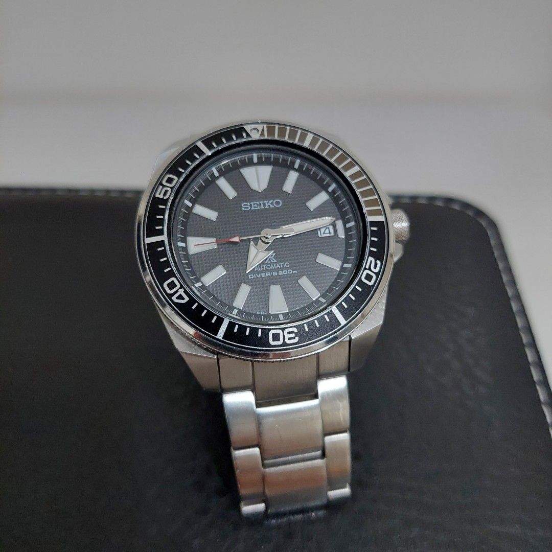 Seiko King Samurai Black, Men's Fashion, Watches & Accessories, Watches ...